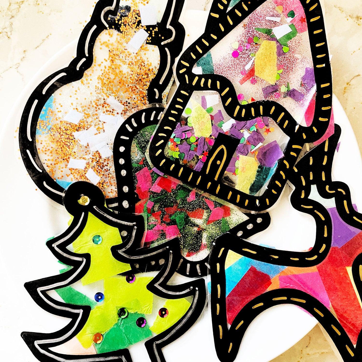 Christmas Pretend Cookie Making Craft for Kids – PunchofColor