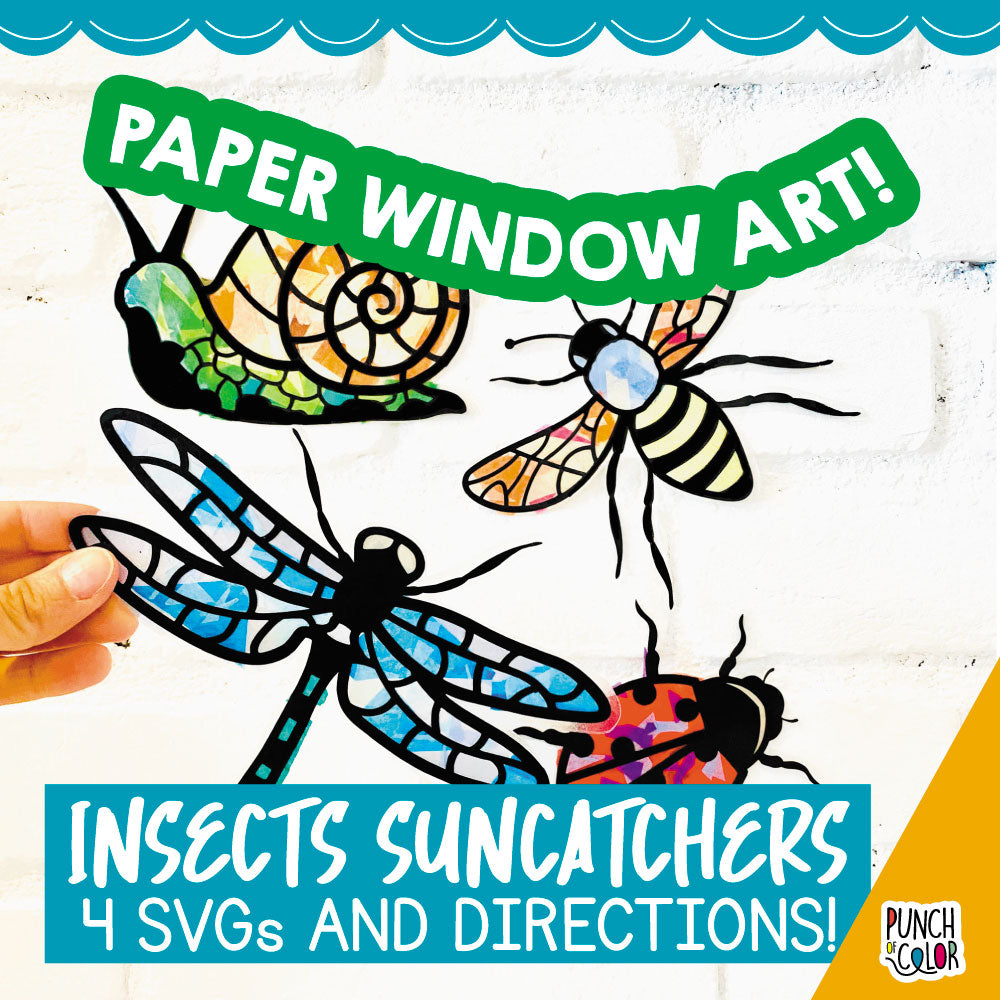 Insects Craft SVG Cut File – PunchofColor