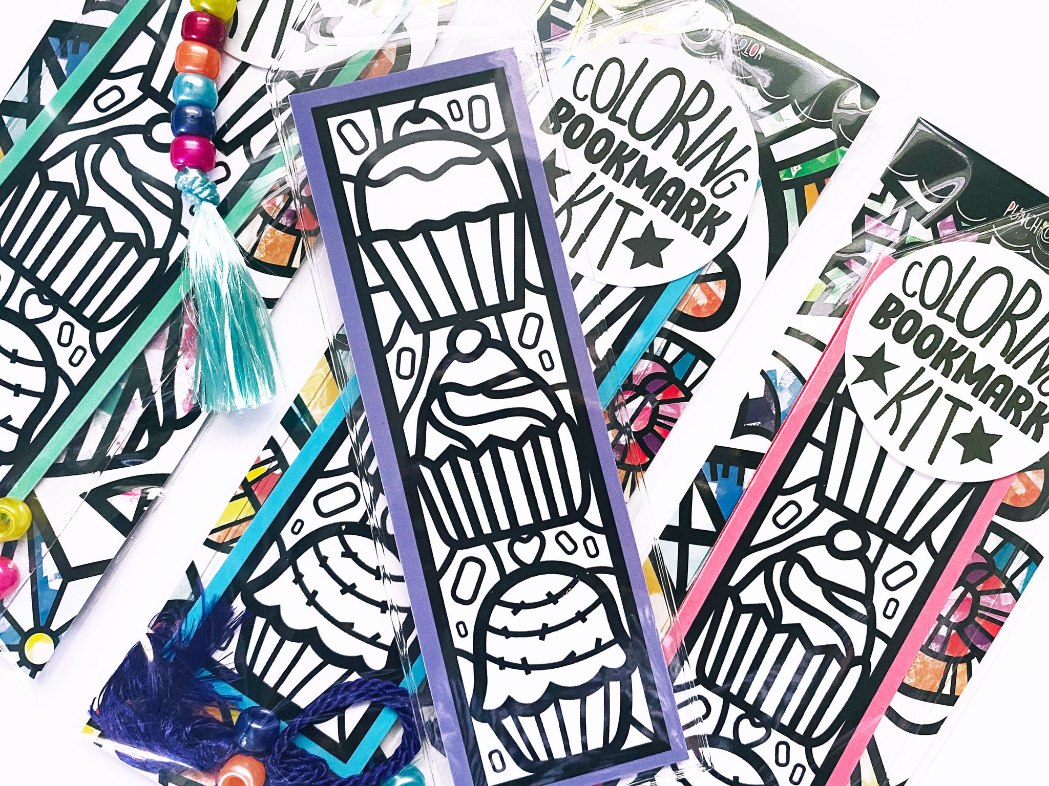 Bulk Coloring Bookmark Kit – PunchofColor