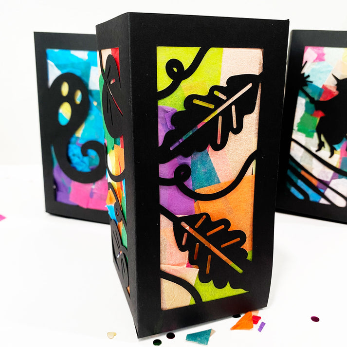 Fall Leaves Paper Lantern Craft Kit – PunchofColor