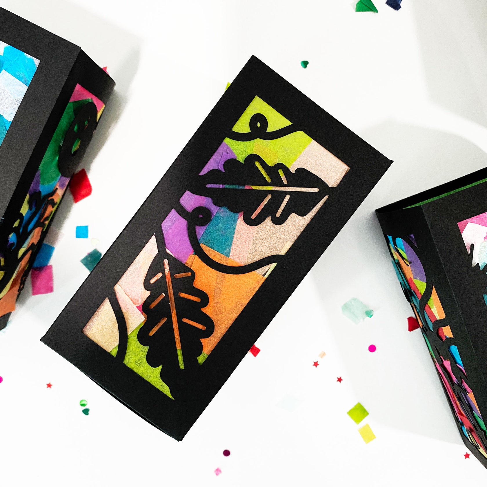 Fall Leaves Paper Lantern Craft Kit – PunchofColor