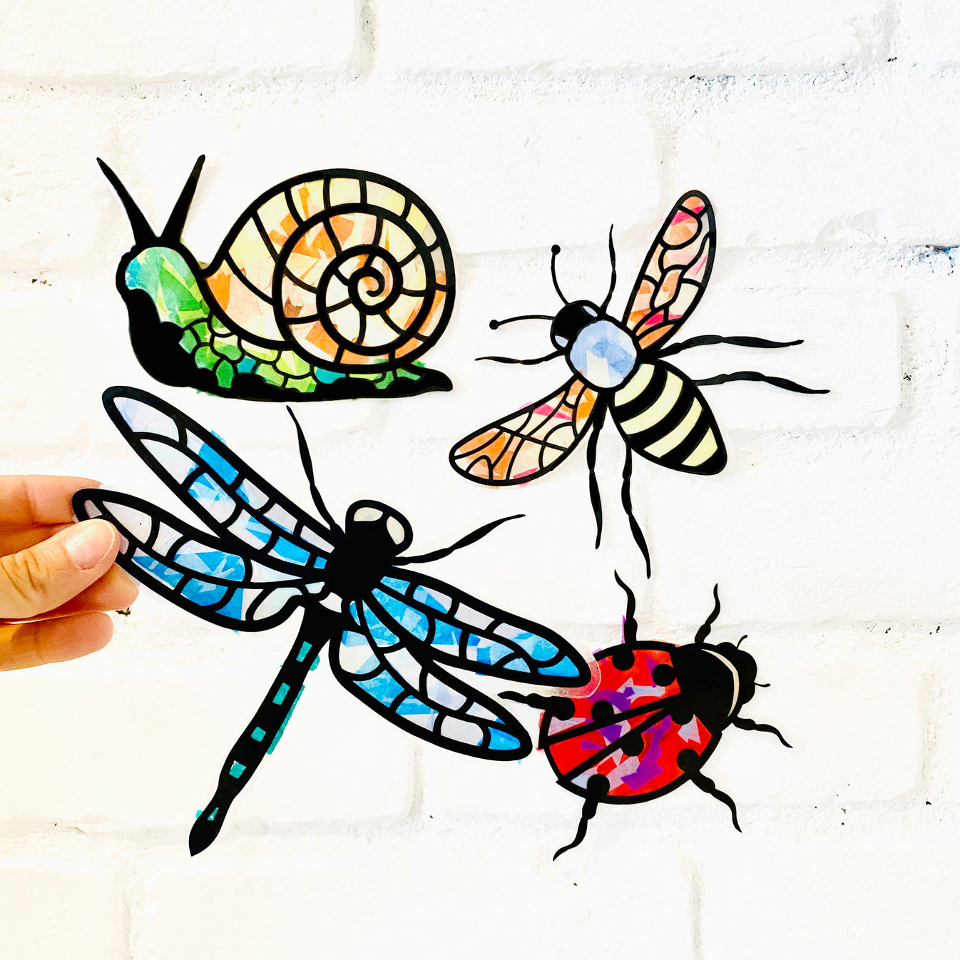 Insects and Bugs Suncatcher Craft Kit – PunchofColor