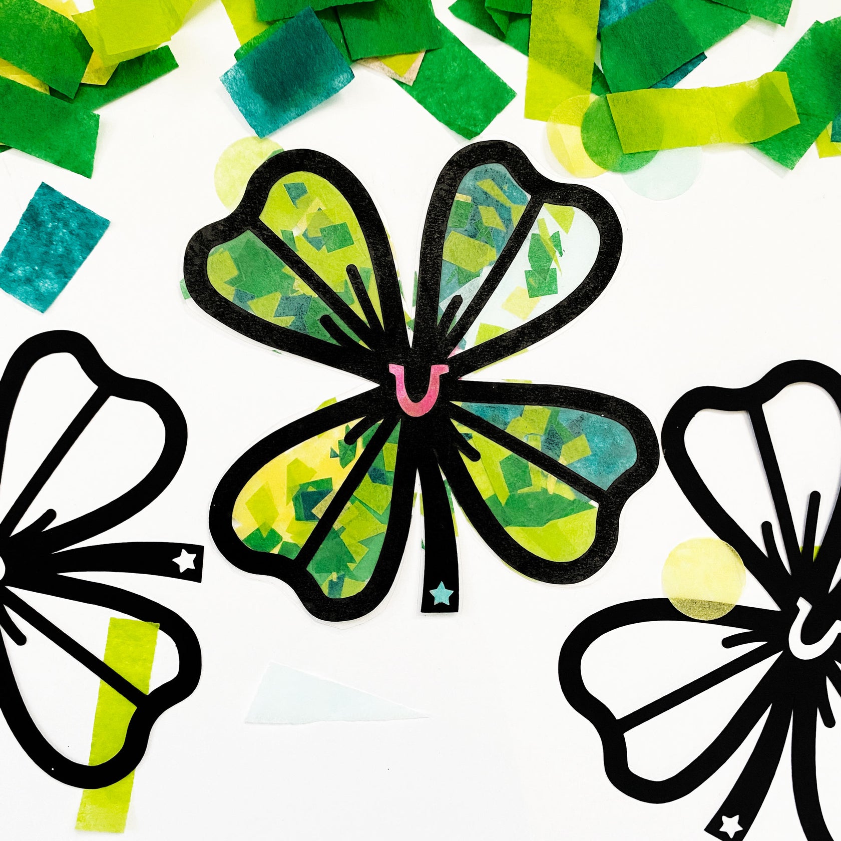 St. Patricks Day Shamrock Craft Download – PunchofColor
