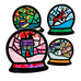 Snowglobes Suncatcher Craft Kit – PunchofColor