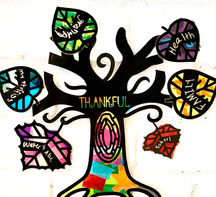 Thanksgiving Thankful Tree Craft – PunchofColor